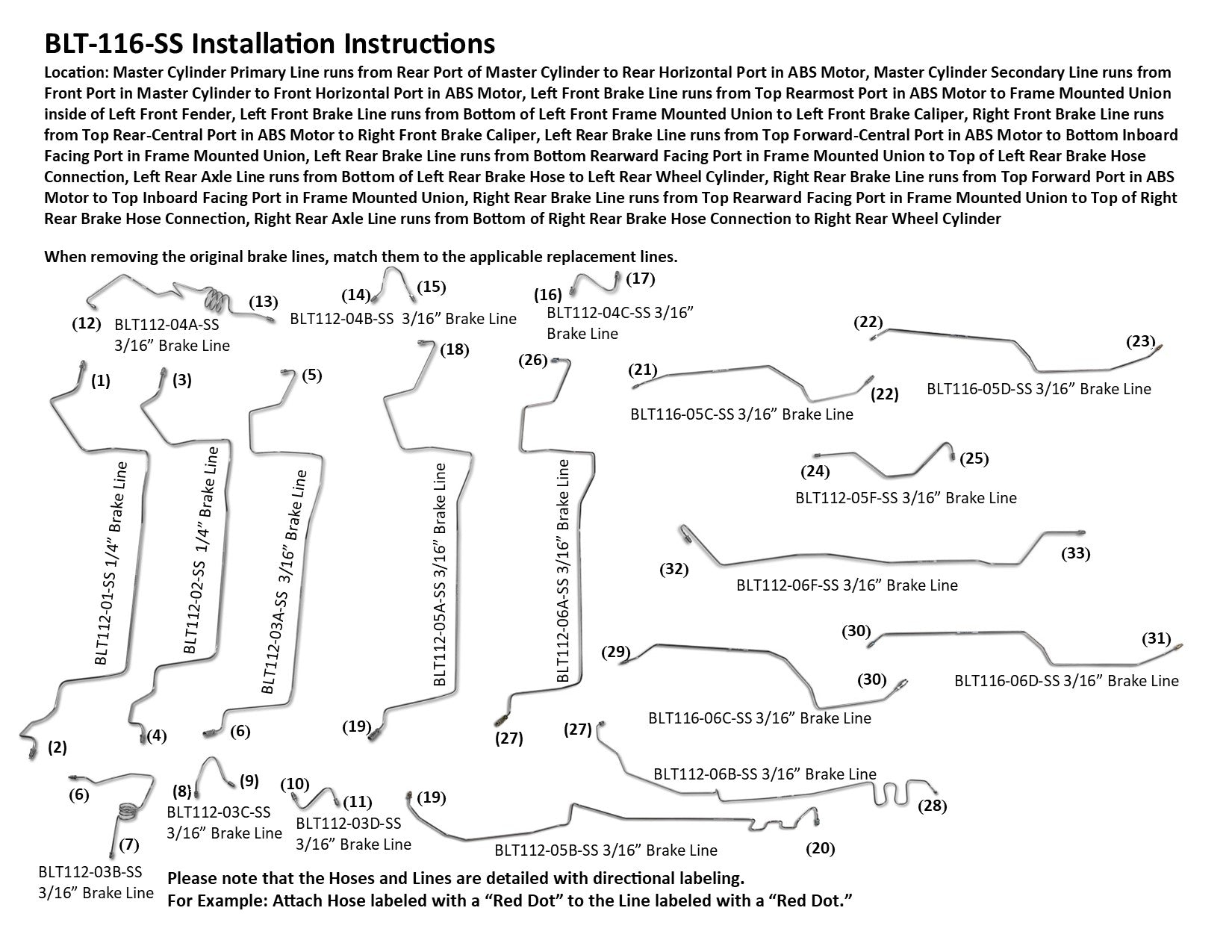 BLT-116-SS Installation Instructions – LinesToGo
