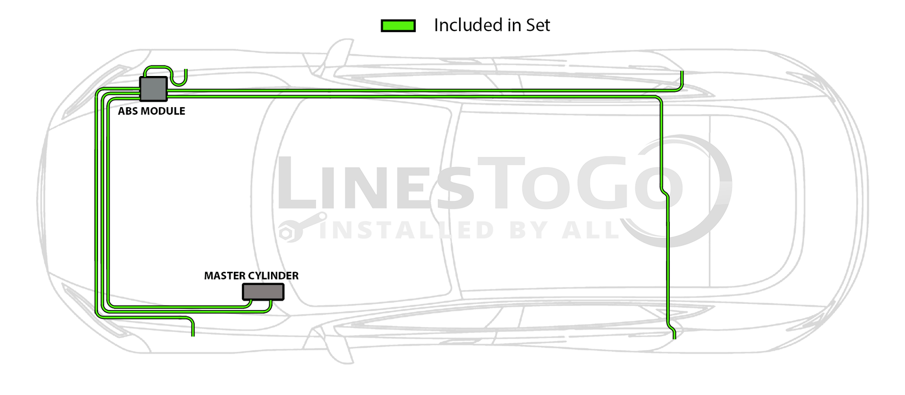 2009 Dodge Challenger 3.5L Brake Lines | 2009 Dodge Challenger - LinesToGo