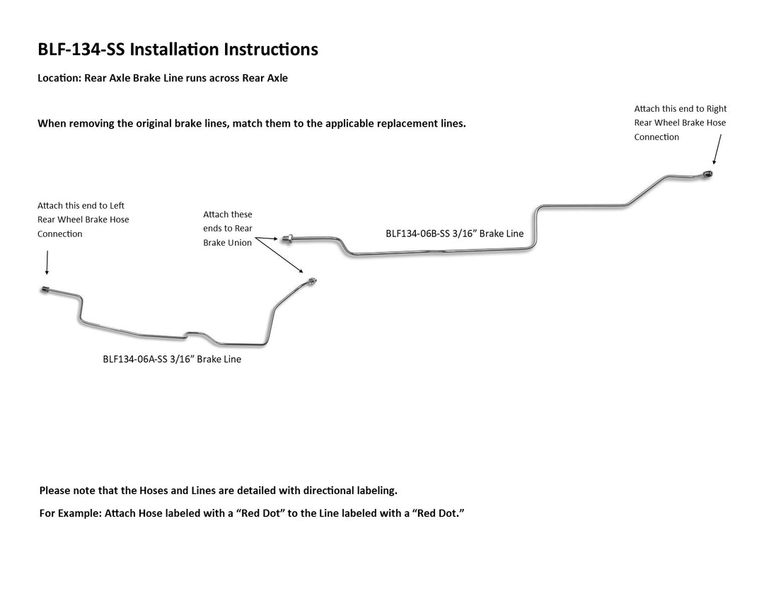 1997 Ford Ranger 4.0L Brake Lines | 1997 Ford Ranger Brakes - LinesToGo