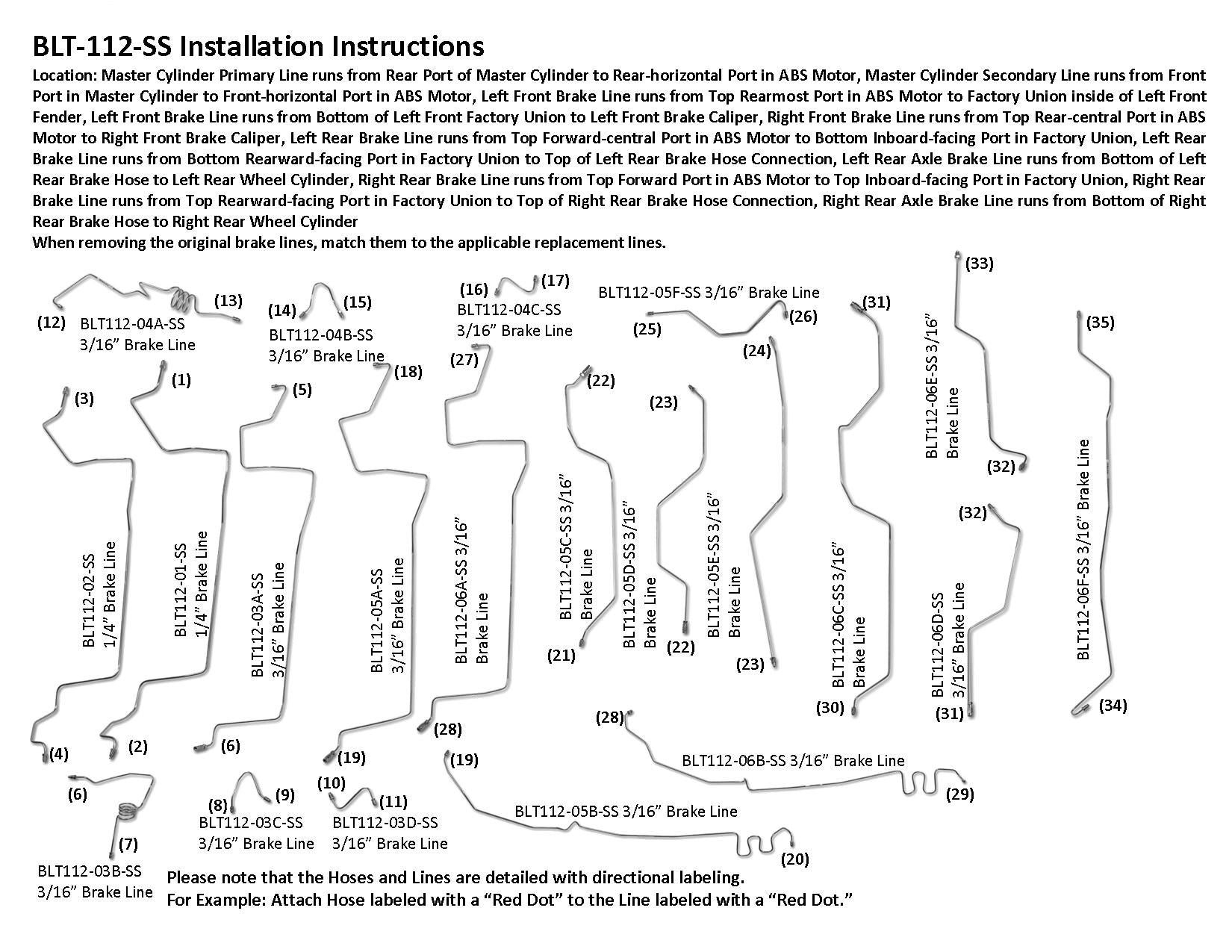 BLT-112-SS Installation Instructions – LinesToGo