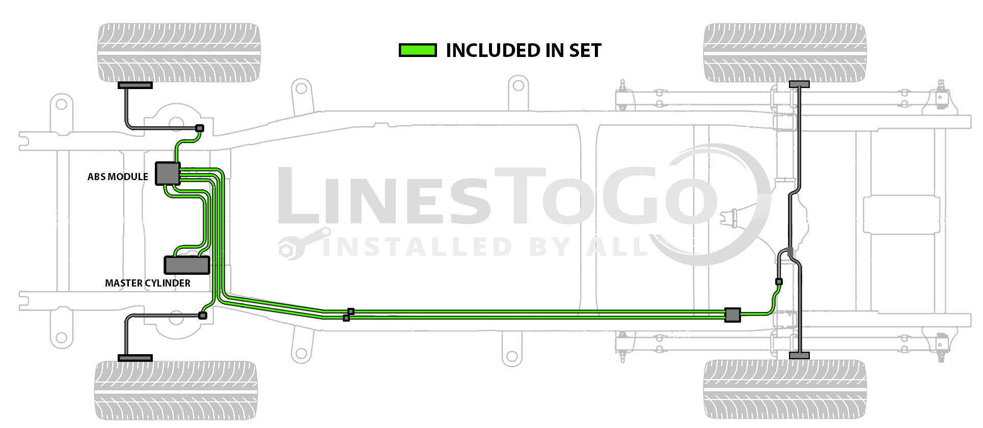 2010 Toyota Tacoma X-Runner 2WD Access Cab 6ft Bed 4.0L Brake Lines ...