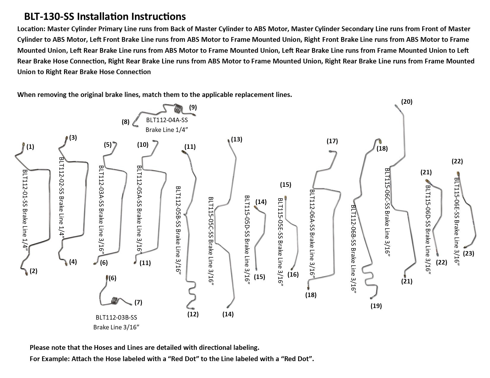 2010 Toyota Tacoma PreRunner 2WD 2.7L Brake Lines Stainless Steel ...